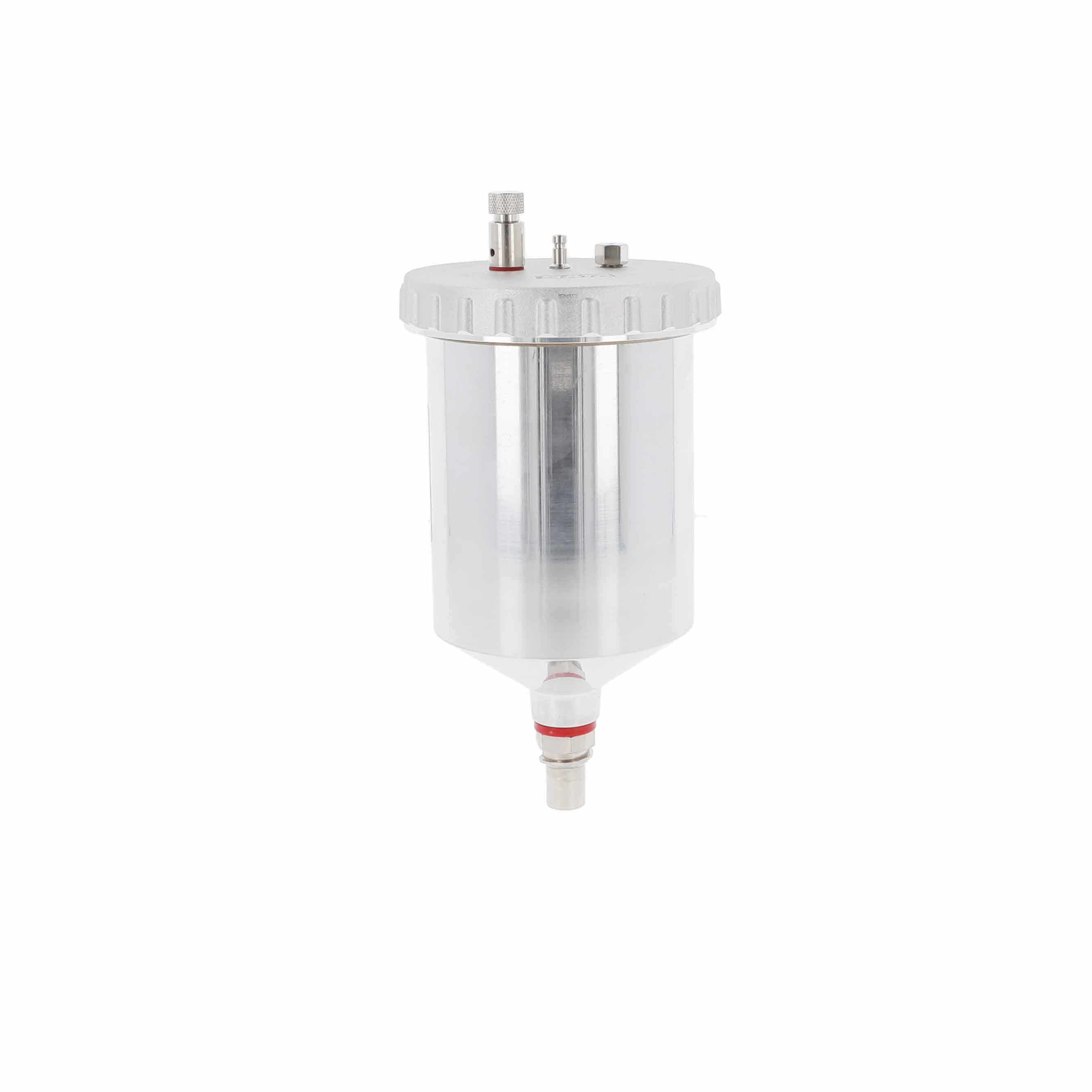 SATA Alu-Druckbecher 0,7 l kpl. mit QCC [für LM 2000/BVD 0,7 l ...